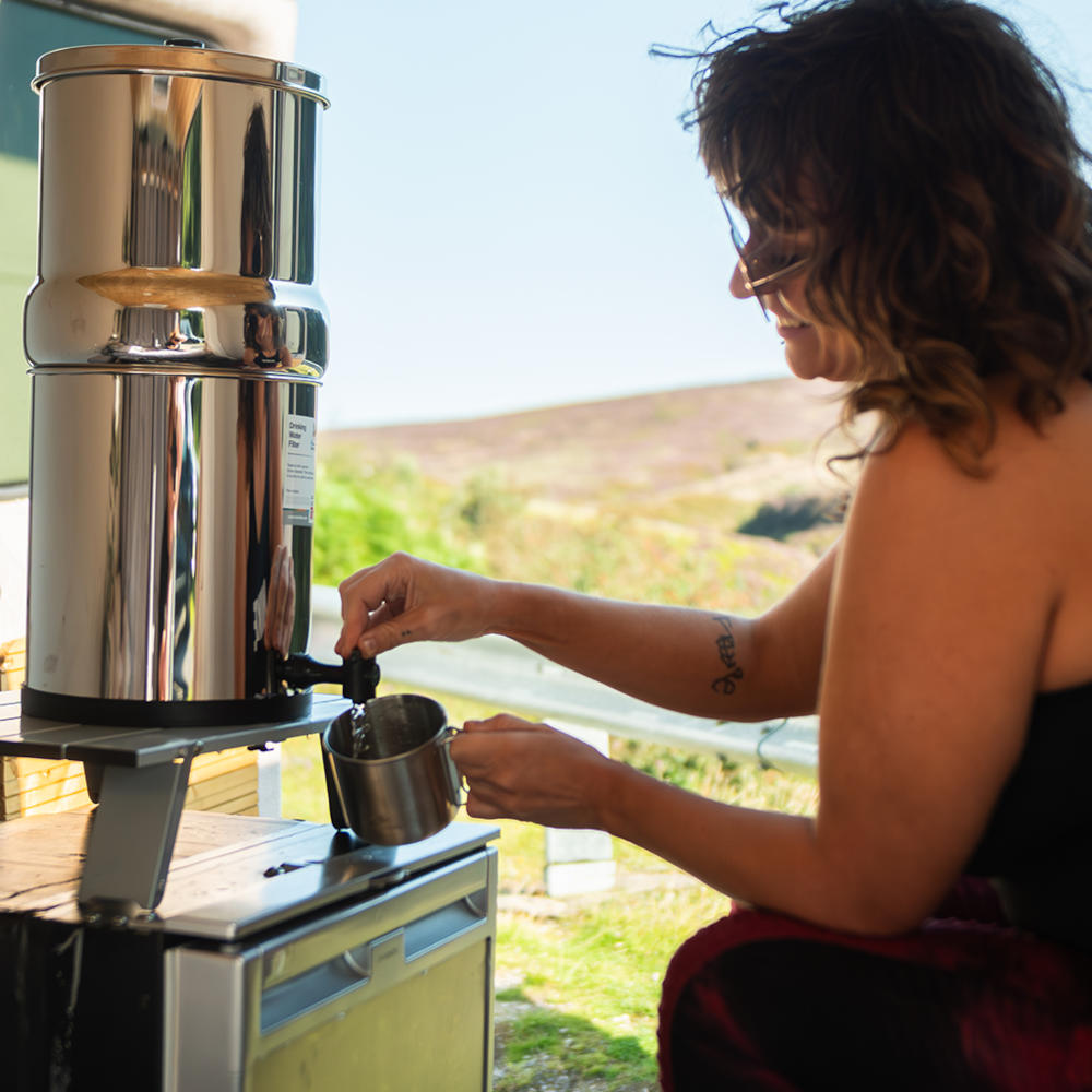 British Berkefeld Stainless Steel Gravity System + Ultra Sterasyl