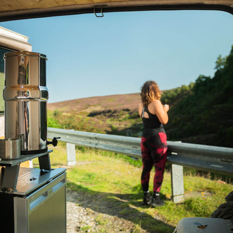 British Berkefeld Stainless Steel Gravity System + Ultra Sterasyl