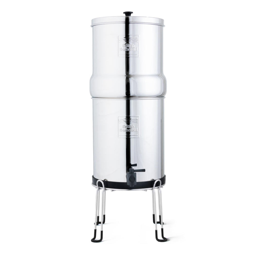 British Berkefeld Stainless Steel Stand Gravity Water Filter System ...
